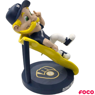 Bernie Brewer Milwaukee Brewers Mascot Slide Bobblehead – National ...