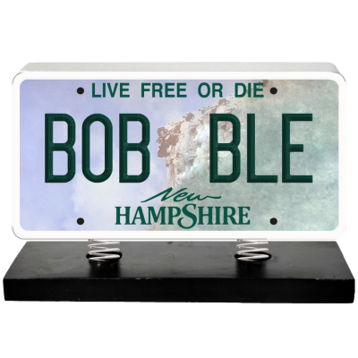 License Plate Bobbles – National Bobblehead HOF Store