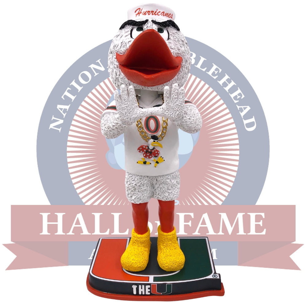 Miami Hurricanes Turnover Chain Bobblehead – National Bobblehead HOF Store